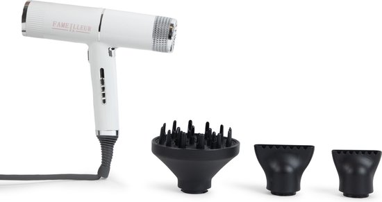 Fameilleur haardroger Wit- föhn- hairdryer- ideaal voor op reis ...