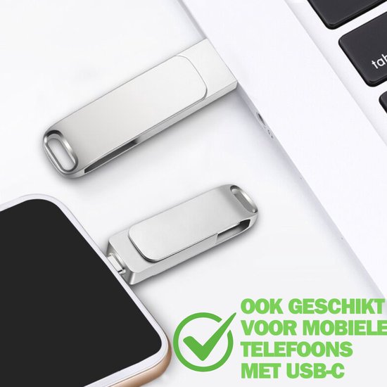 Oneproduct - USB Stick 2TB - Dual port - USB 3.2 Stick - Flash Drive ...