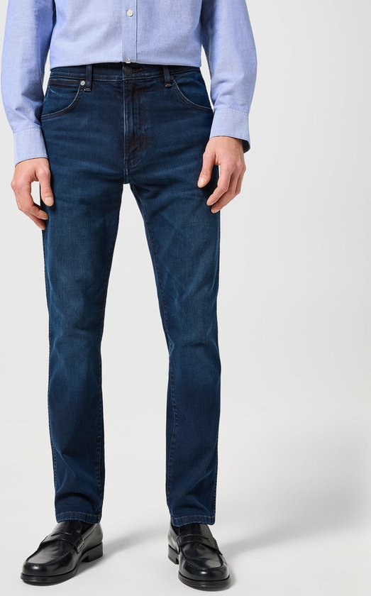 Wrangler - Larston - Heren Slim-fit Jeans - Midnight Rodeo | bol