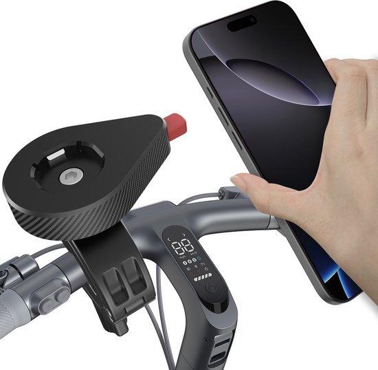 Cazy Universele Fiets Houder Click-Easy - geschikt voor elk Stuur | bol