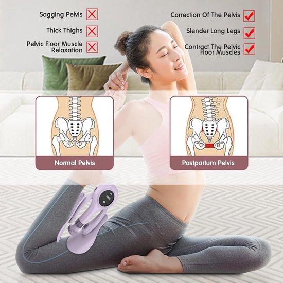 Dijbeentrainer, bekkenbodemtrainer voor vrouwen en mannen | bol
