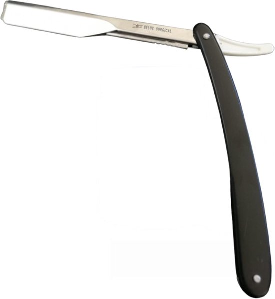 Belux Surgical Instruments - Italy Style Razor - Zwart - Barbiermes ...