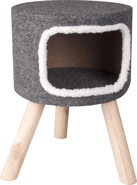 Kattenhuis Nordic - 35 cm x 35 cm x 50 cm - Ruimtebesparend Design ...