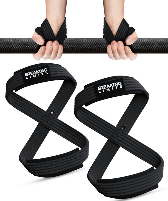 Breaking Limits Figure 8 Straps - Lifting Straps - Lifting Grips ...