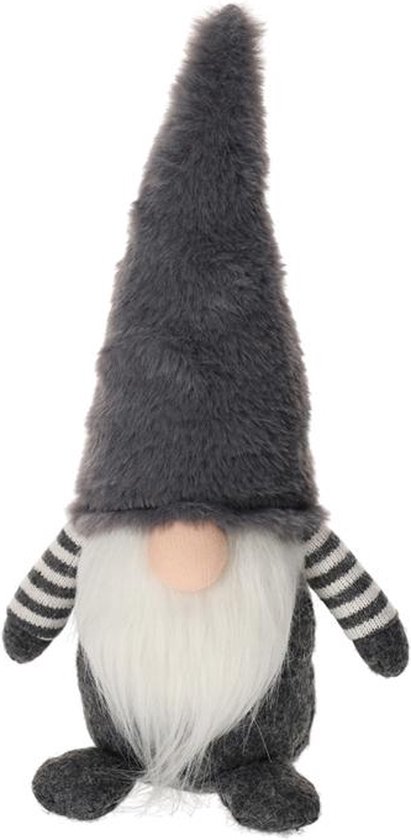 JENS LIVING - Kabouter - Gnome - grijs - small - 25 cm | bol