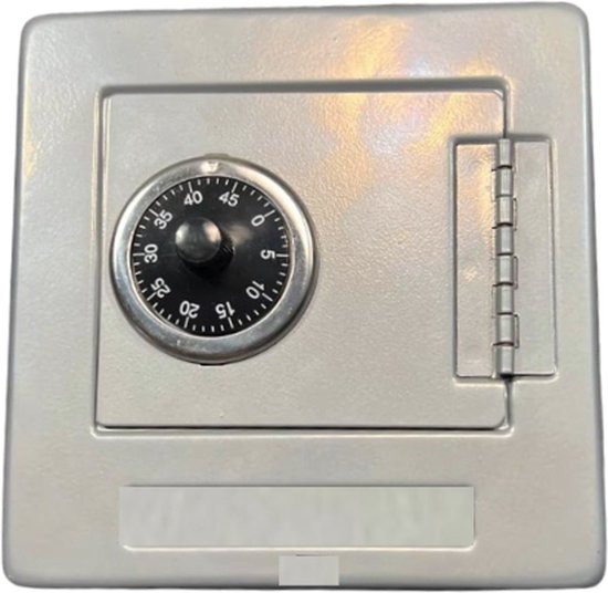 Grijs Mini Kluis Metaal - Met Cijferslot - 13,5 x 11 x 13,5 CM ...