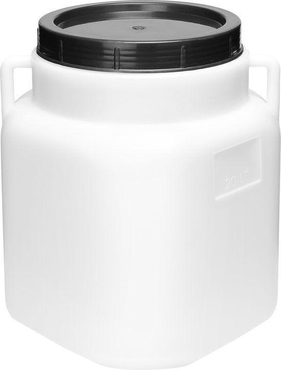 Garronda 20L - Plastic Vat BPA-vrij - Vierkant vat en Container met ...