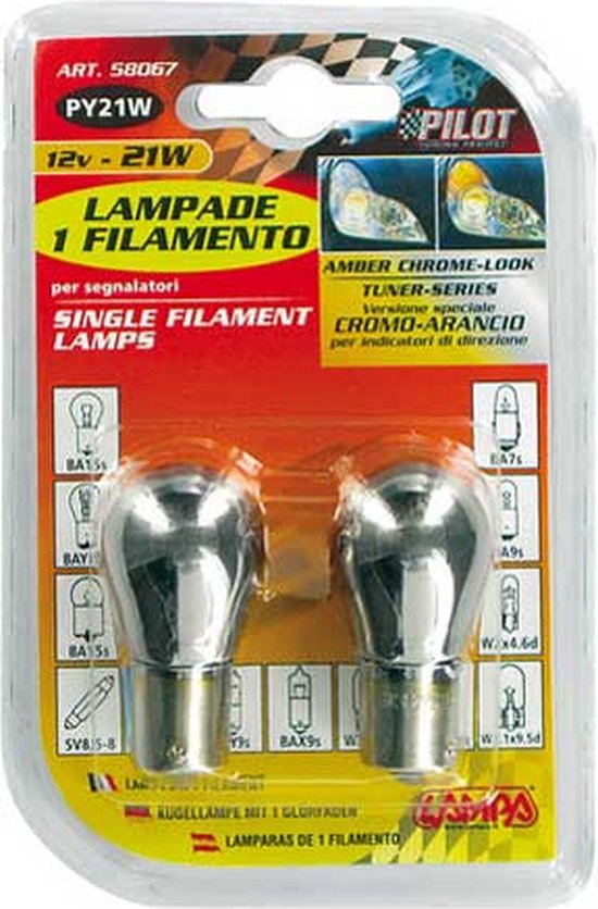 Enkel filament lamp 12V 21W BAU15s | bol