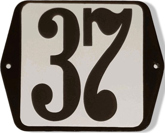 Huisnummer standaard nummer 37 | bol