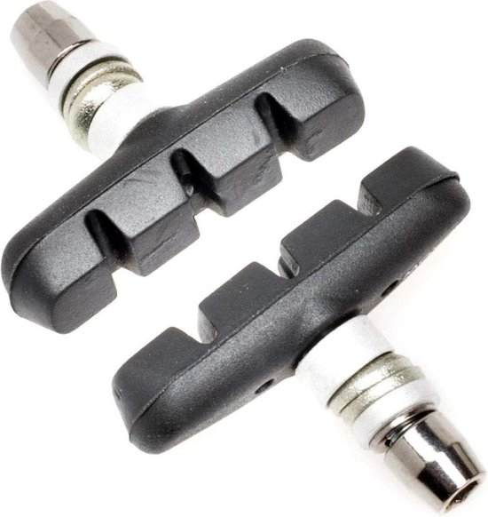 Zwarte MTB V-brake remblokken - 55 mm Remschoen BRS6 | bol