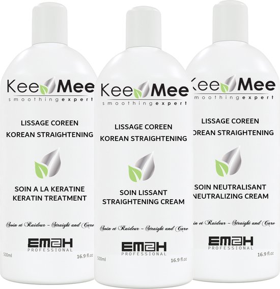 Kee Mee - Korean Straightening kit 150ml - EM²H | bol
