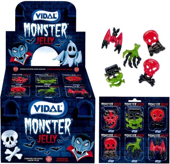 Vidal Monster Jelly in blister - 66 stuks | bol
