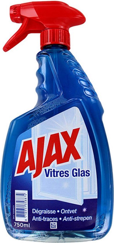 2x Ajax Spray Triple Action Glasreiniger 750 ml | bol