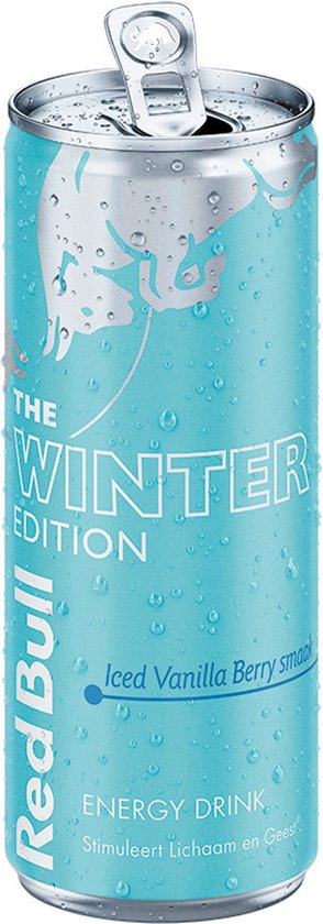 Red Bull - Winter Edition - Iced Vanilla Berry smaak - 12 x 0,25L blik ...