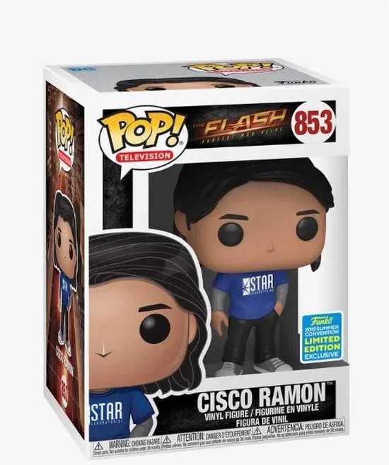Funko Pop! DC Comics: The Flash TV Series - Cisco Ramon #853 Convention ...
