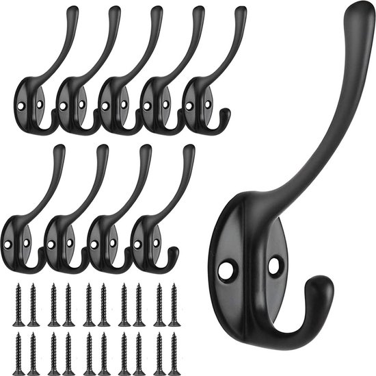 Haakjes - Ophanghaken - Set Van 10 - Ontwerp Met Dubbele Haak ...