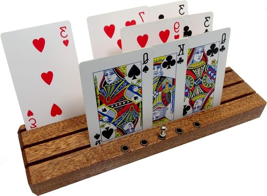 Deluxe Playing Card Racks Holders with Score Pegs - Brimtoy - Buy ...