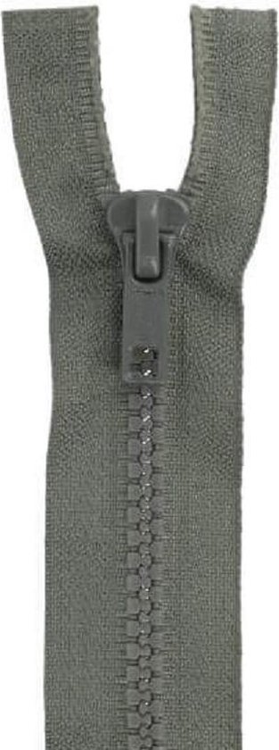 Rits deelbaar bloktand grijs 70 cm | bol