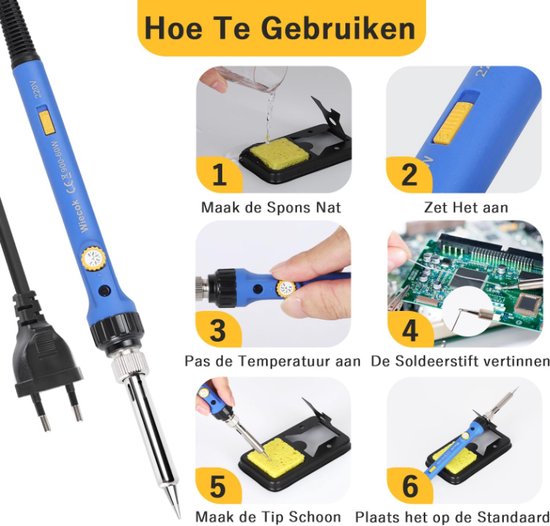 Soldeerbout - Preciesie Soldeerbout - Houtbrander - Soldeerset ...
