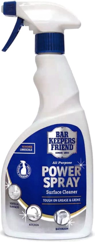 Bar Keepers Friend Power Spray - 500ml - Surface Cleaner ...