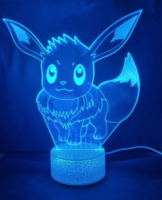 3D LED LAMP - POKEMON PIKACHUC | bol.com