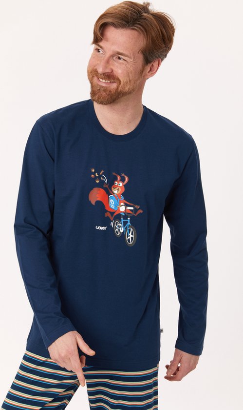 Woody pyjama jongens/heren - donkerblauw - eekhoorn - 222-1-PLS-S/883 ...