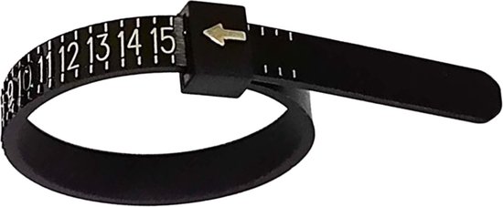 Fako Bijoux® - Ringmaat Meter - Ring Vinger Meetgereedschap - US ...