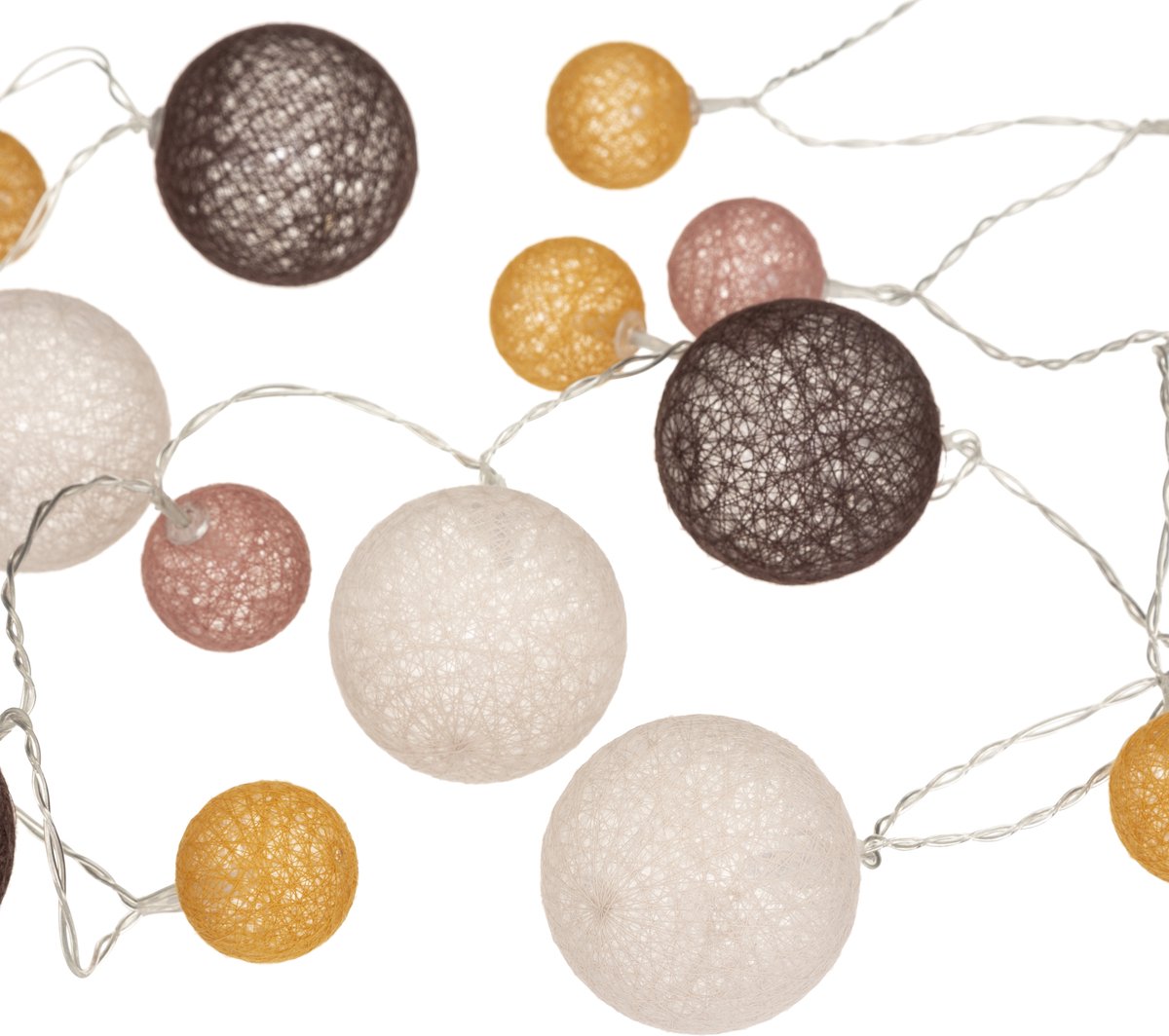 Atmosphera LED decoratieve slinger multi dia balletjes - Lichtslingers ...