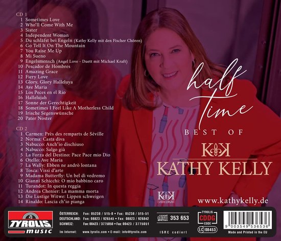 Half Time-Best Of, Kathy Kelly | Muziek | bol