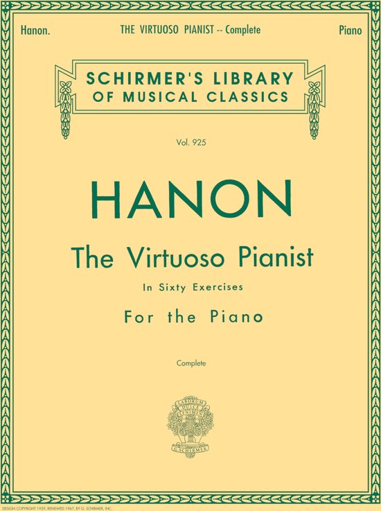 Hanon - Virtuoso Pianist in 60 Exercises - Complete, C. L. Hanon | 9780793525447 | Boeken | bol