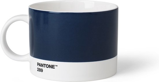 Pantone Theekop - Bone China - Dark Blue 289 C | bol
