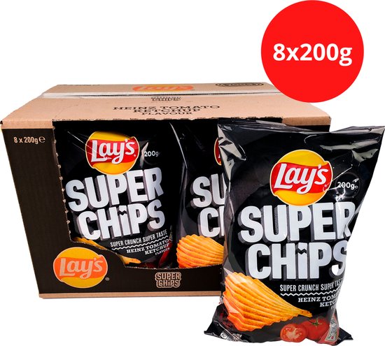 LAY'S Superchips Heinz Tomato Ketchup 200g (Bol.com) | bol.com