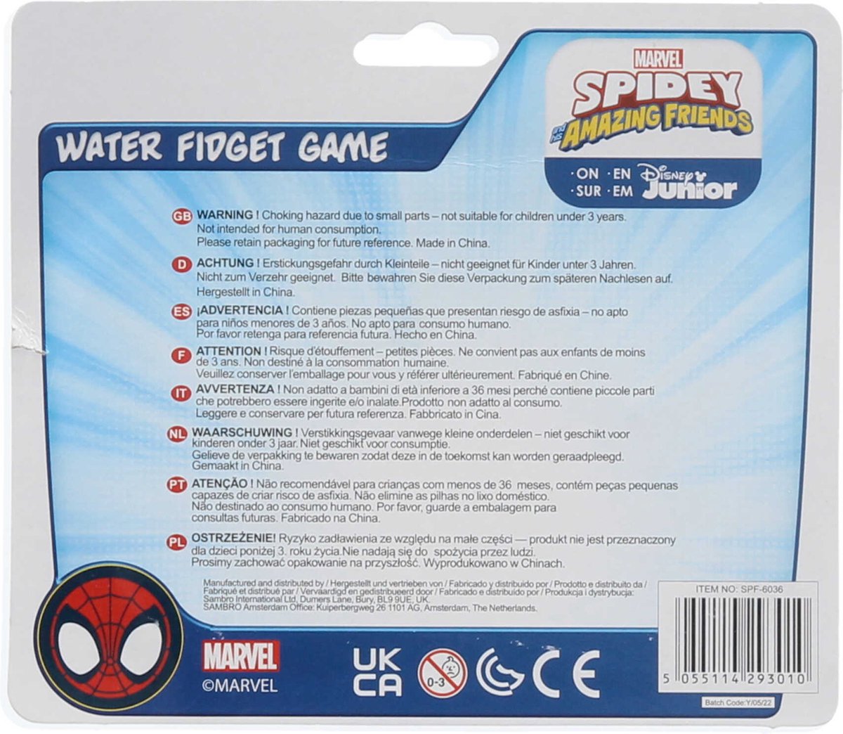 Spiderman Fidget Water Game - Spidey | Games | bol.com