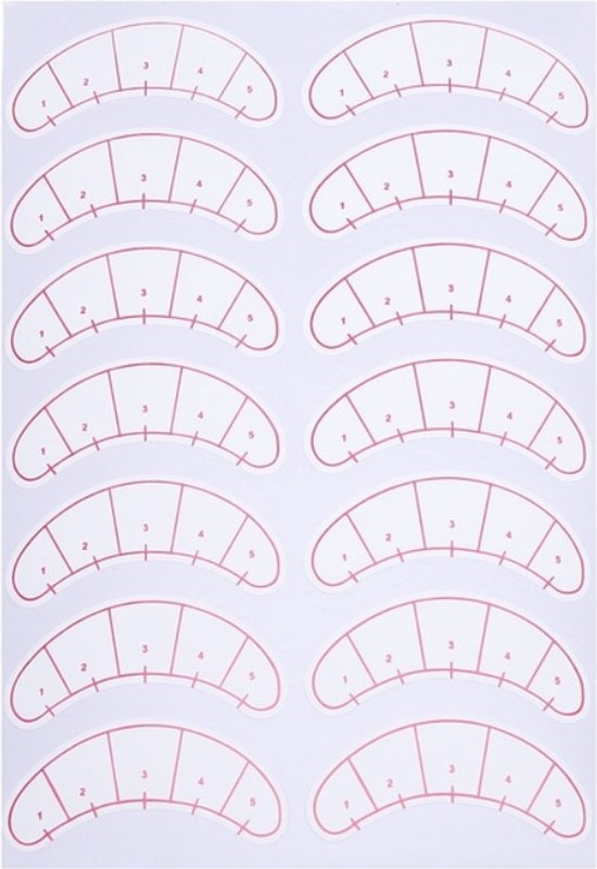 Eye pad mapping sticker (140st) | bol