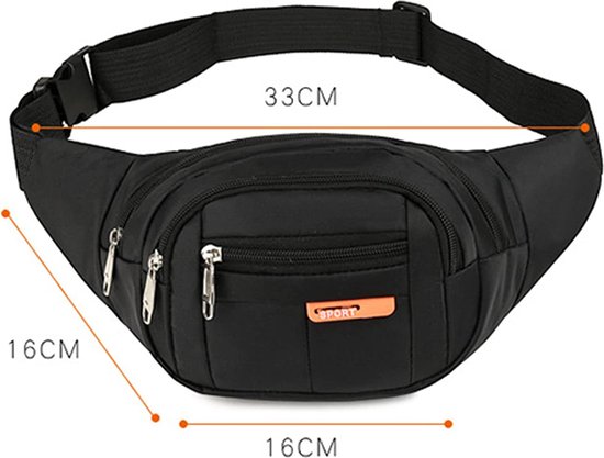 Heuptas wandelen - luxe dames heren wandelen tas - reisheuptas ...