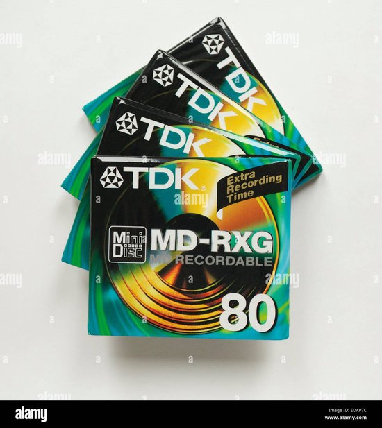 TDK 80 MD-RXG Mini Disc 5 Pack | bol