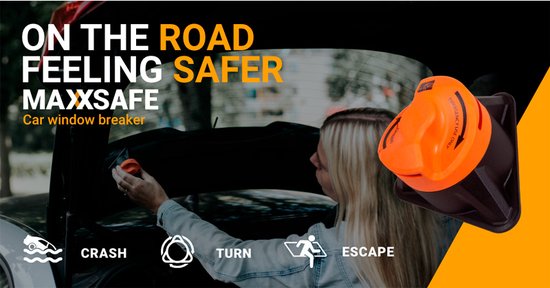 Maxxsafe® Veiligheidshamer & Autoruit breker | bol