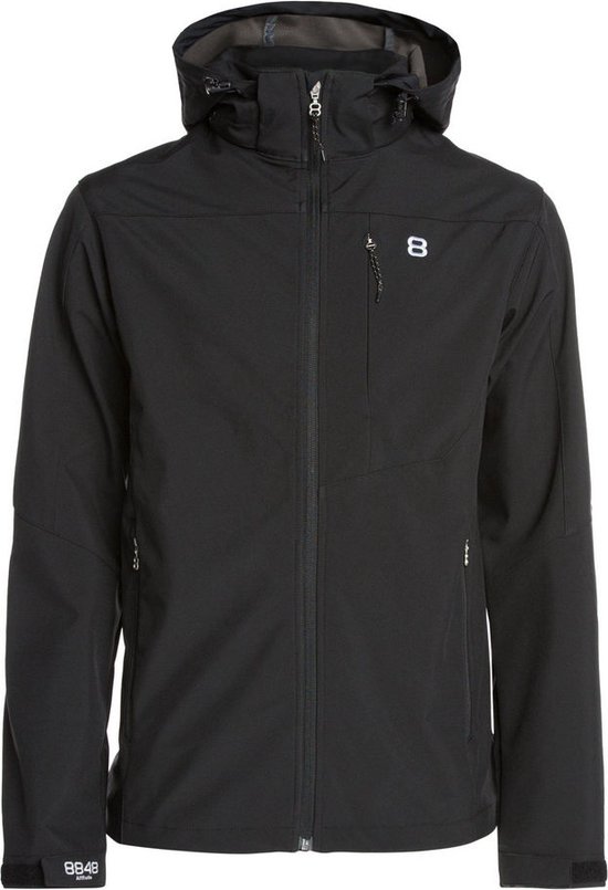 8848 Altitude Padore Softshell Jacket Men - Black - Outdoor Kleding ...