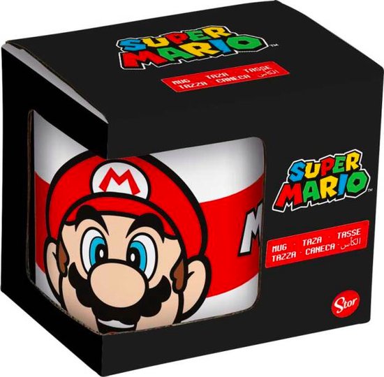 Super Mario keramische mok - 325 ml - Gift box | bol.com