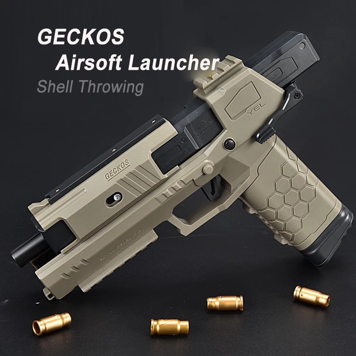 Fastsurfe - Gecko Launcher - Airsoft - Speelgoed Pistool - Zachte Kogel ...