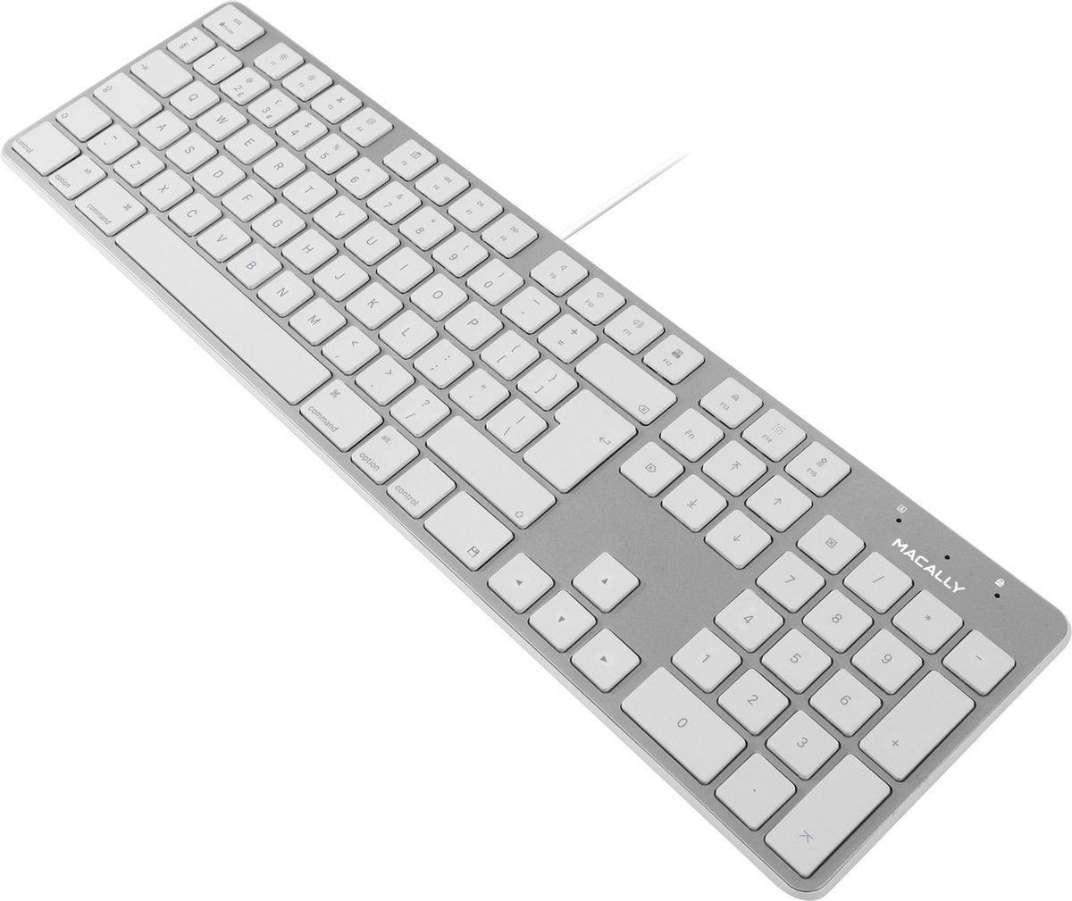 Macally SLIMKEYPROA-UK Super slank USB-A toetsenbord voor Mac - Brits... | bol.com
