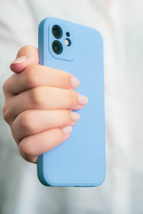 iPhone 11 Hoesje Babyblauw - Solid Baby Blue Case | bol.com