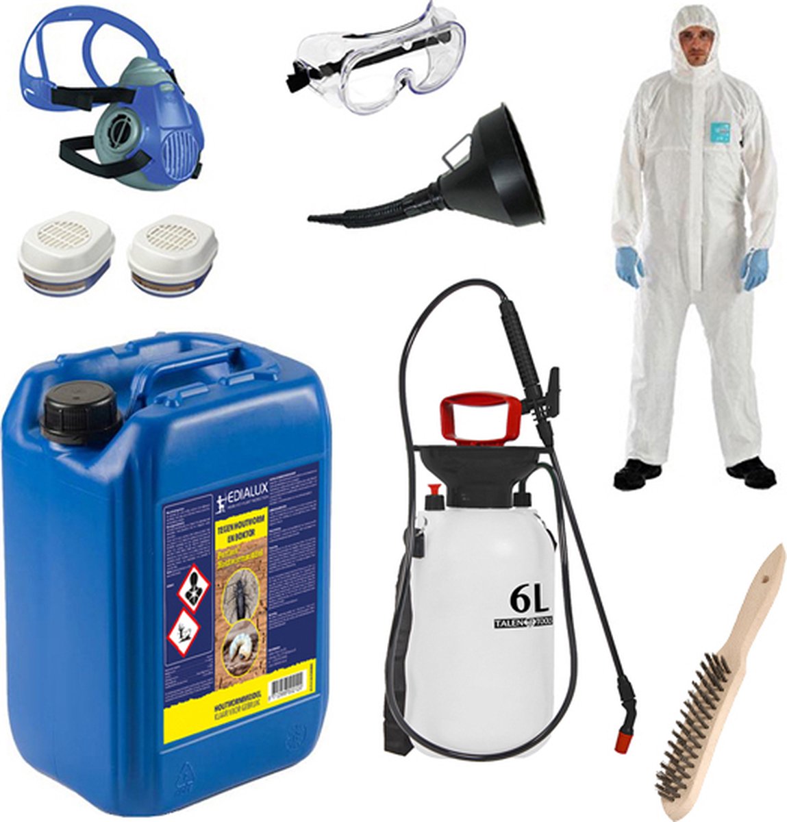 Houtworm Bestrijden Compleet Pakket (160m2) Tegen Houtwormen - Ronada ...