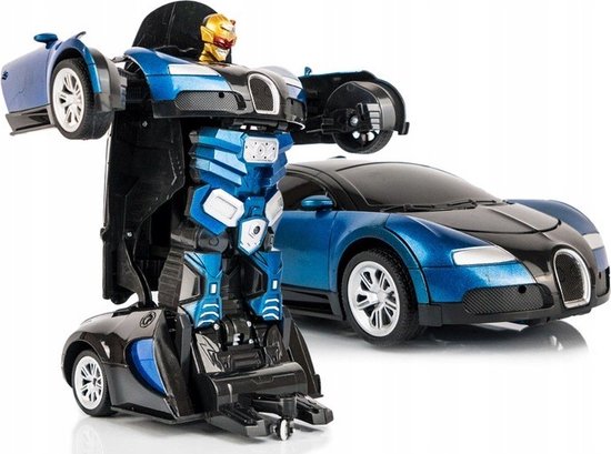 Transformers speelgoed - robot - auto type Bugatti - RC | bol.com