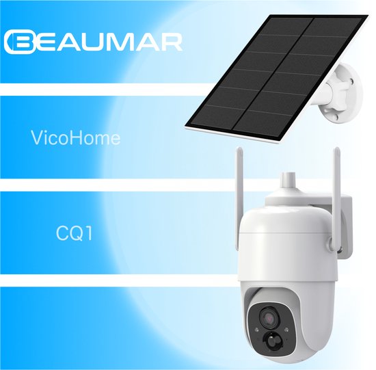 Vicohome CQ1 - Introductie korting - Buiten Camera - Zonnepaneel - Accu camera -... | bol.com