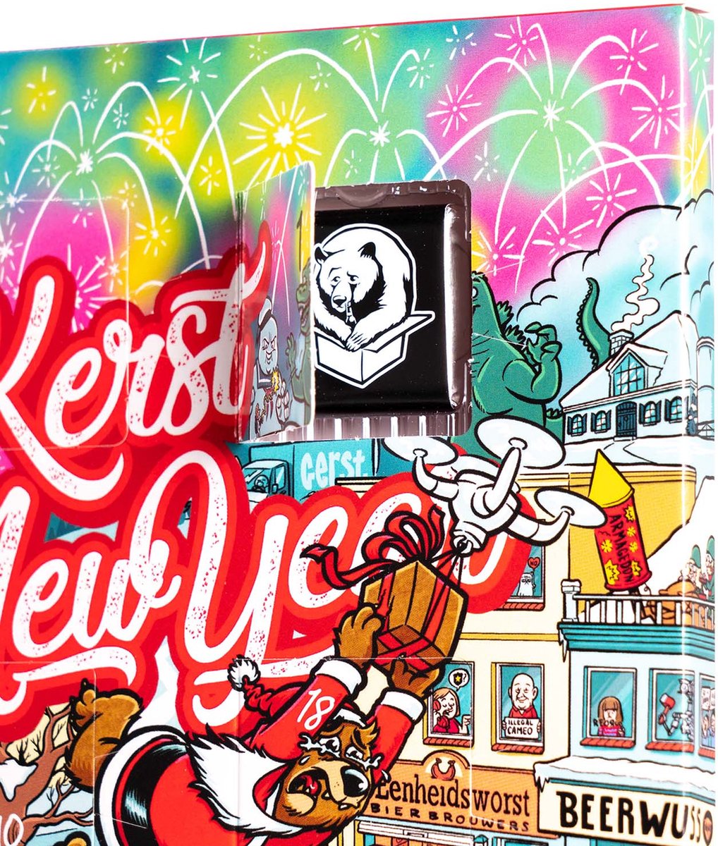 De Beer Adventskalender - Chocolade - A3 - Bier en Beer grappen ...