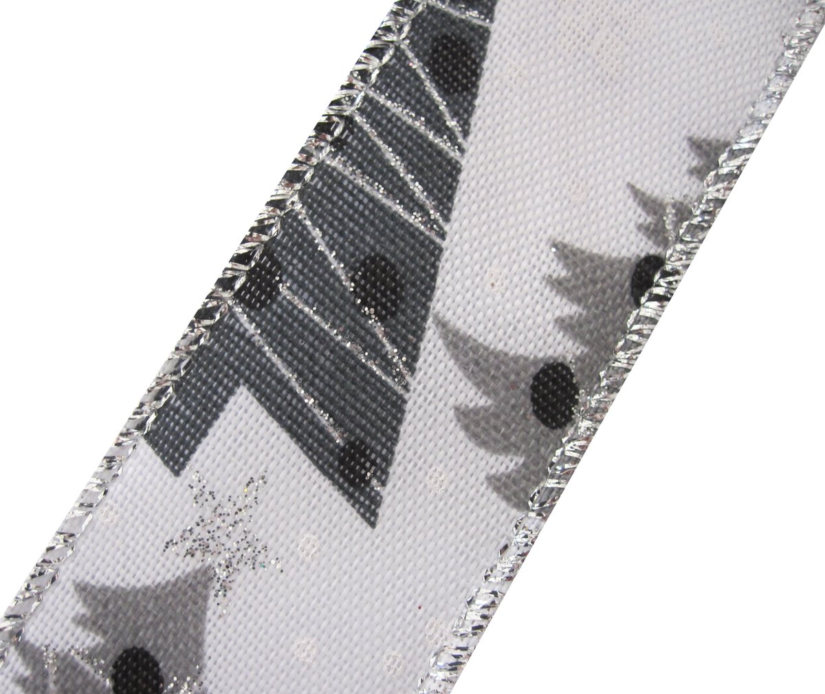 Kerst Lint met IJzerdraad | Luxe Weefband 38mm (3,8cm) | Moderne ...