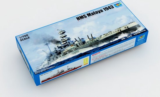 Trumpeter HMS Malaya 1943 + Ammo by Mig lijm | bol