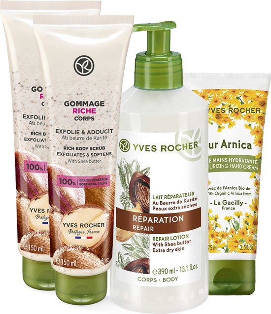 Yves Rocher - BODYCREAM Set - Lichaamsverzorging Voordeel Set 4 stuks ...