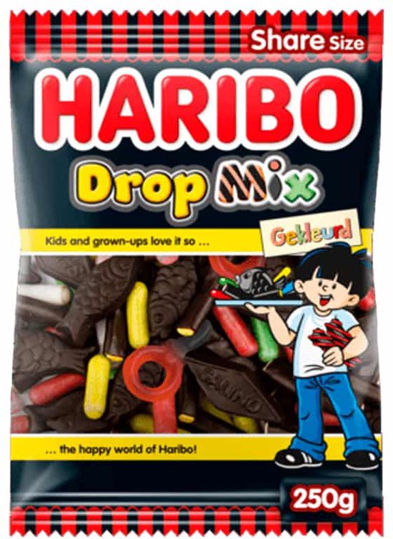 Haribo Drop Mix – Zakjes – 12 x 250 g | bol